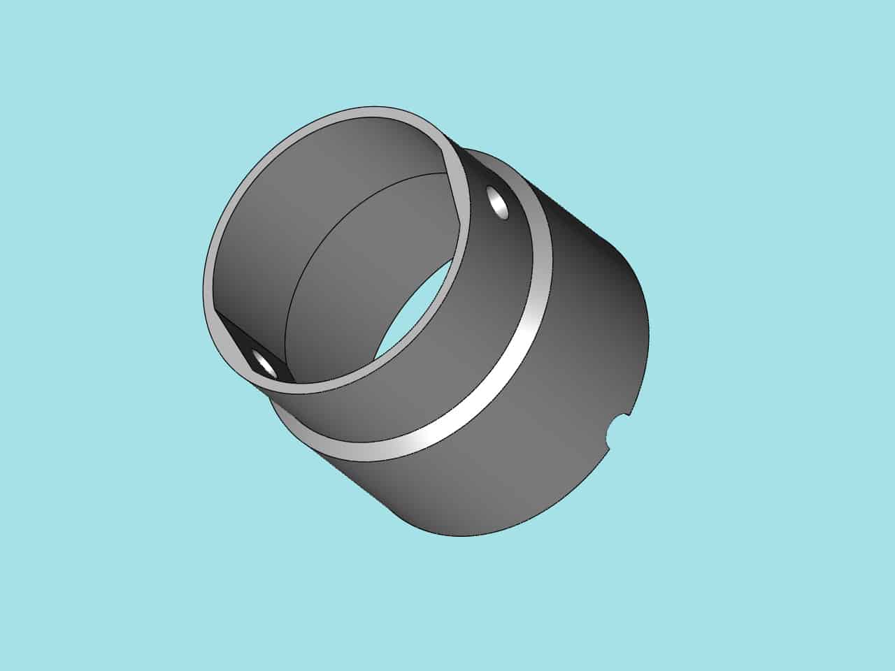 Distal coil pipe fitting compatible with Olympus GIF-1100 - Reparts
